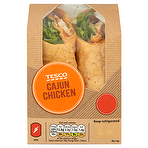 Calories in Tesco Cajun Chicken Wrap 191g, Nutrition Information ...