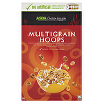 Calories in Asda Chosen by You Multigrain Hoops 500g, Nutrition ...