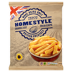 Calories in Tesco Homestyle Crinkle Cut Oven Chips 950g, Nutrition ...