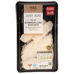 Calories in M&S Just Add Sliced Chargrilled Chicken Breast 120g ...