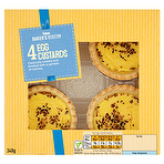 Calories in Asda Baker's Selection 4 Egg Custards 340g, Nutrition ...
