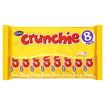 Calories in Cadbury Crunchie Chocolate Bar 8 Pack 320g, Nutrition ...