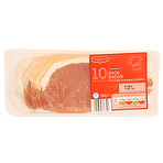 Calories in Aldi Freshcure Smoked Back Bacon Rashers 300g, Nutrition ...
