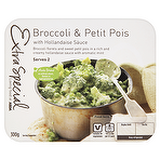 Calories in Asda Extra Special Broccoli & Petit Pois with Hollandaise ...