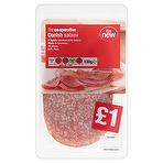 Calories in The Co-operative Danish Salami 10 Slices 100g, Nutrition ...