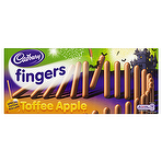 Calories in Cadbury Fingers Toffee Apple 125g, Nutrition Information ...