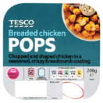 Calories in Tesco Breaded Chicken Pops 200g, Nutrition Information ...
