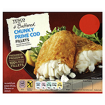 Calories in Tesco 4 Battered Chunky Prime Cod Fillets 500g, Nutrition ...