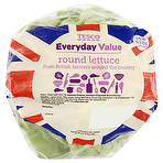 Calories in Tesco Everyday Value Round Lettuce, Nutrition Information ...