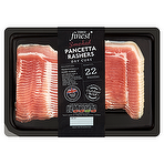 Calories in Tesco Finest Smoked Pancetta Rashers Dry Cure 22 Rashers ...