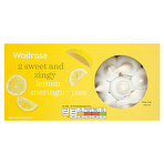 Calories in Waitrose 2 Lemon Meringue Pies 170g, Nutrition Information ...