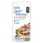 Calories in Tesco Light Choices Dutch Crispbakes 100g, Nutrition ...