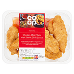 Calories in Co Op Tempura Chicken Mini Fillets with Sweet Chilli Sauce ...