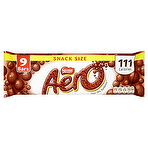 Calories in Nestle Aero Snack Size Bars 9 x 20.5g, Nutrition ...