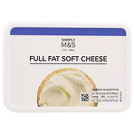 Calories in M&S Full Fat Soft Cheese 200g, Nutrition Information ...