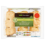 Calories in Asda Chosen by You 9 Mini Cheese & Onion Rolls 135g ...