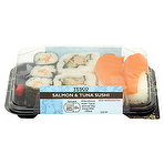 Calories in Tesco Salmon And Tuna Sushi 150g, Nutrition Information ...