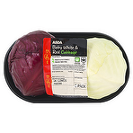 Calories in Asda Baby White & Red Cabbage 2 Pack, Nutrition Information ...