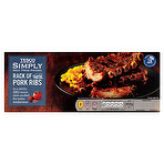 Calories in Tesco Simply Rack of Pork Ribs 450g, Nutrition Information ...