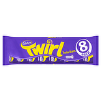 Calories in Cadbury Twirl Chocolate Bar 8 Pack 272g, Nutrition ...